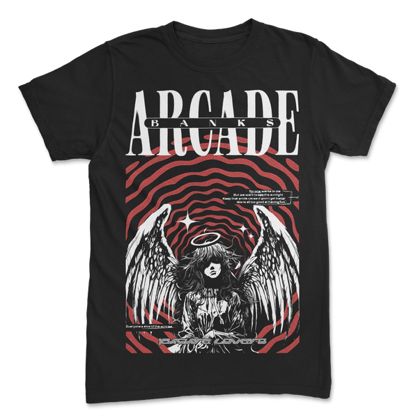Angel Tee (Black) – 24Hundred