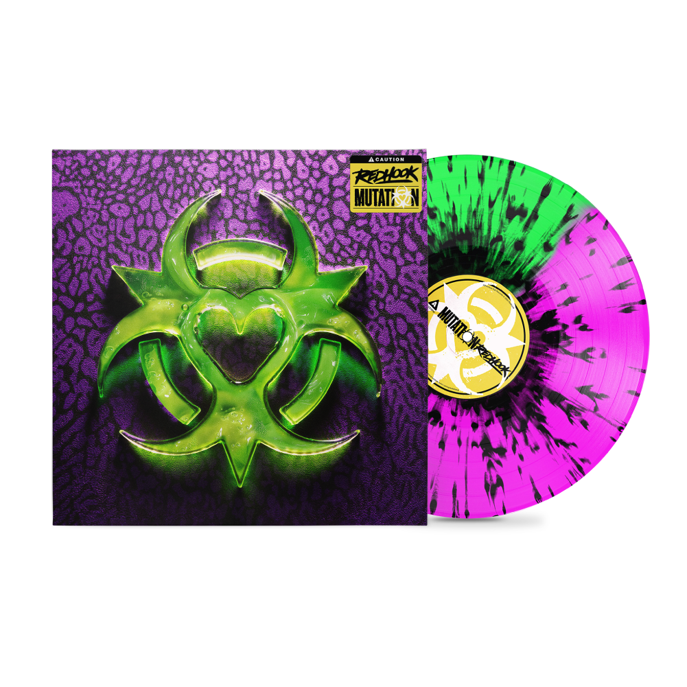 Mutation 12" Vinyl (Hot Pink & Neon Green Half and Half w/ Black Splat ...