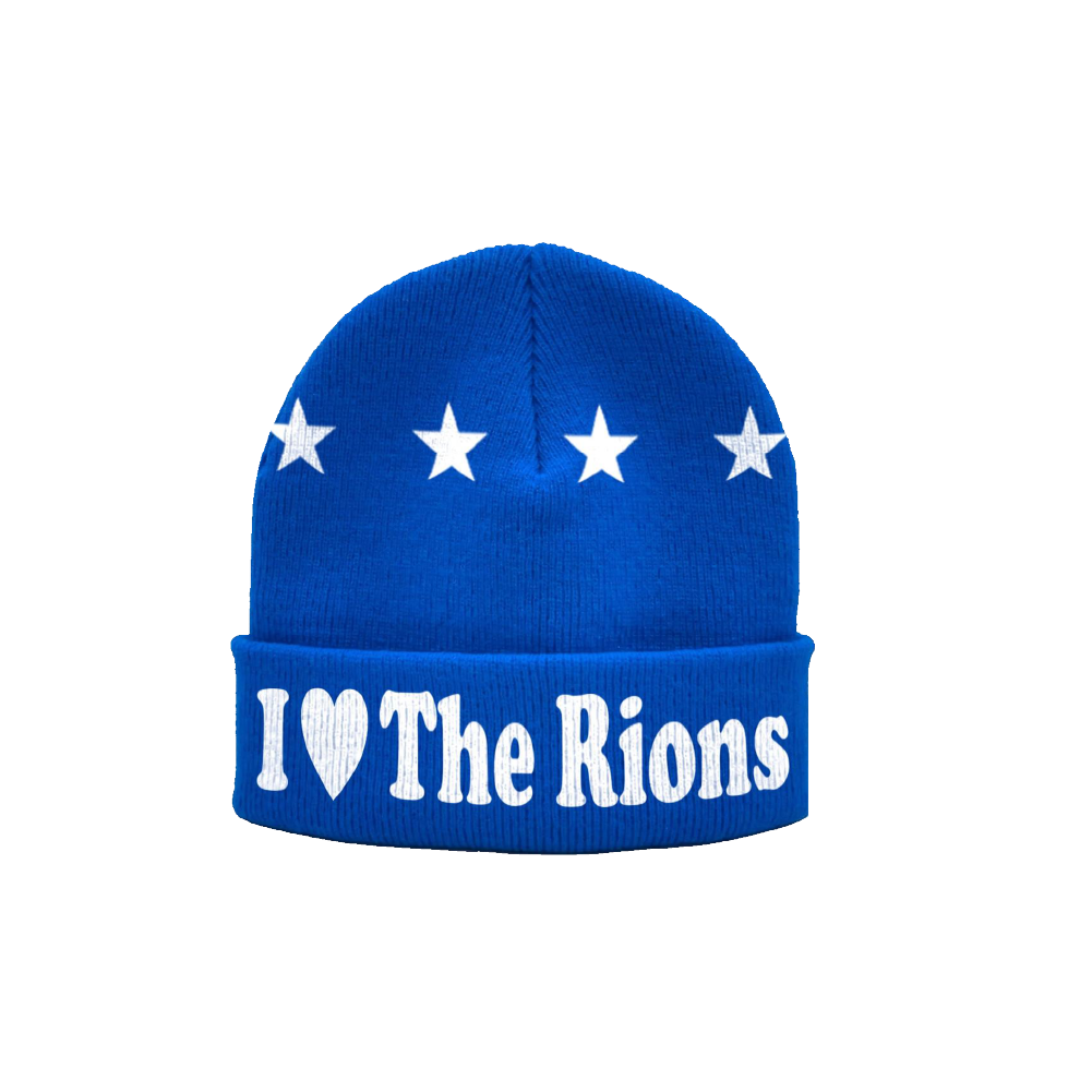 I Love The Rions Blue Beanie – 24Hundred