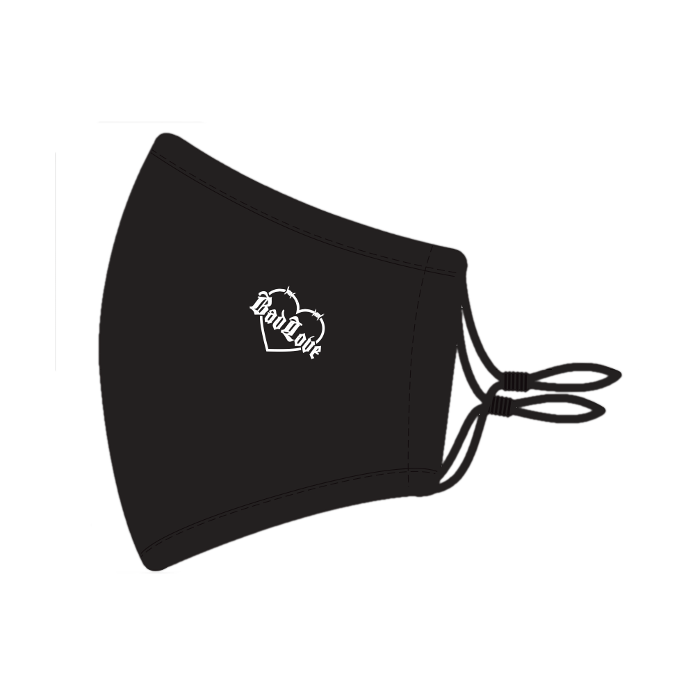 Barbed Wire Heart Mask (Black) – 24Hundred