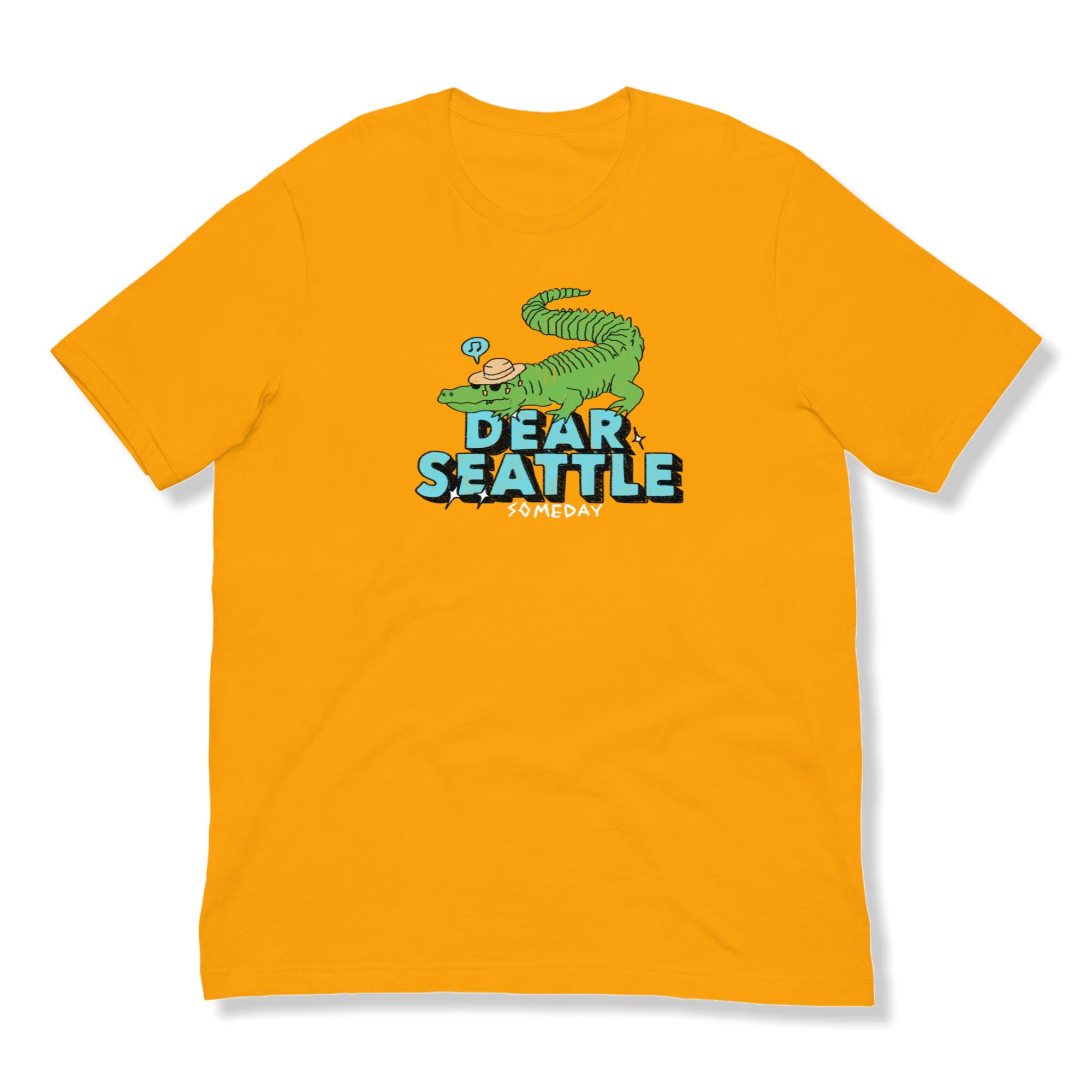 Croc Tee (Gold) – 24Hundred