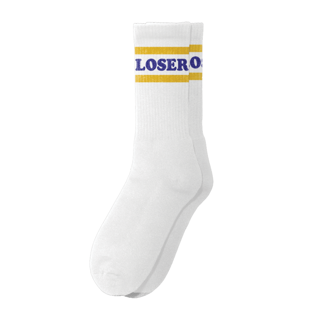 Logo Socks (White) – 24Hundred