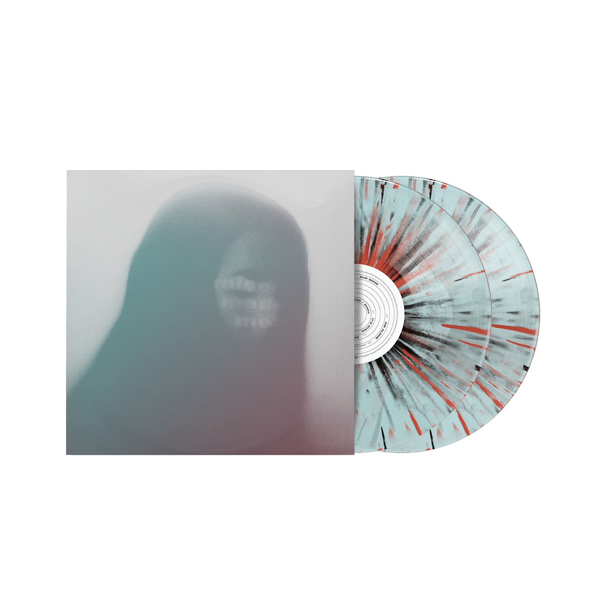Misery Made Me Deluxe 2XLP (Transparent Light Blue w/ Black & Red Spla ...