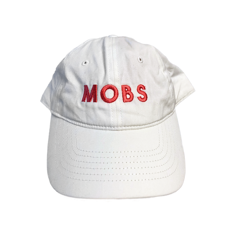 MOBS Logo Dad Hat (White) – 24Hundred