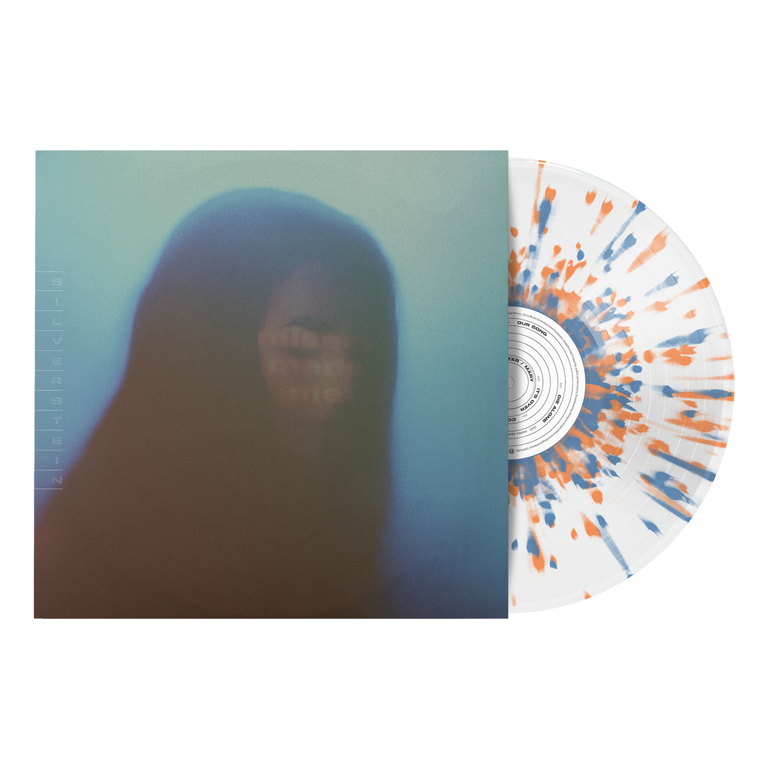 Silverstein Misery Made Me 12" Vinyl (Clear With Orange & Blue Splatter ...