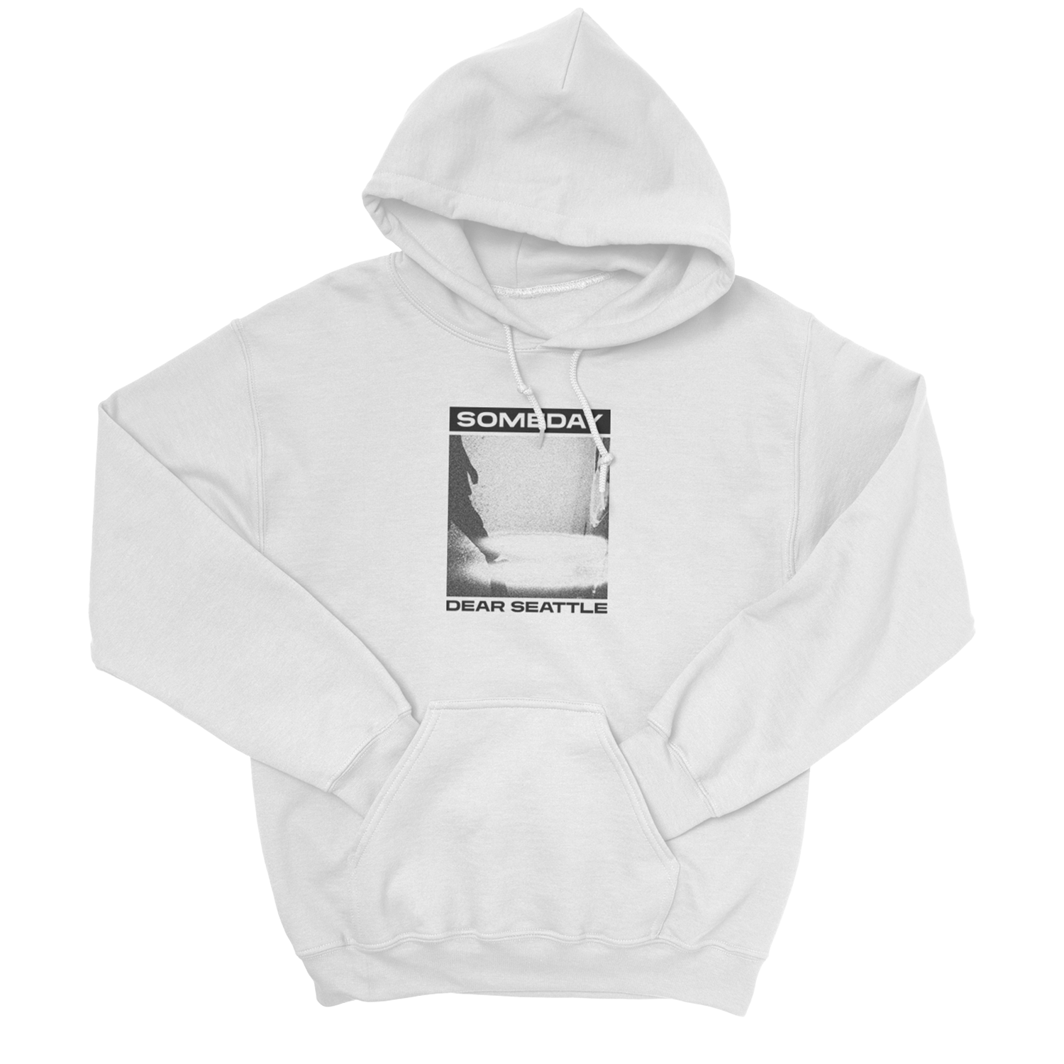 Dear Seattle Hoodie (White) – 24Hundred